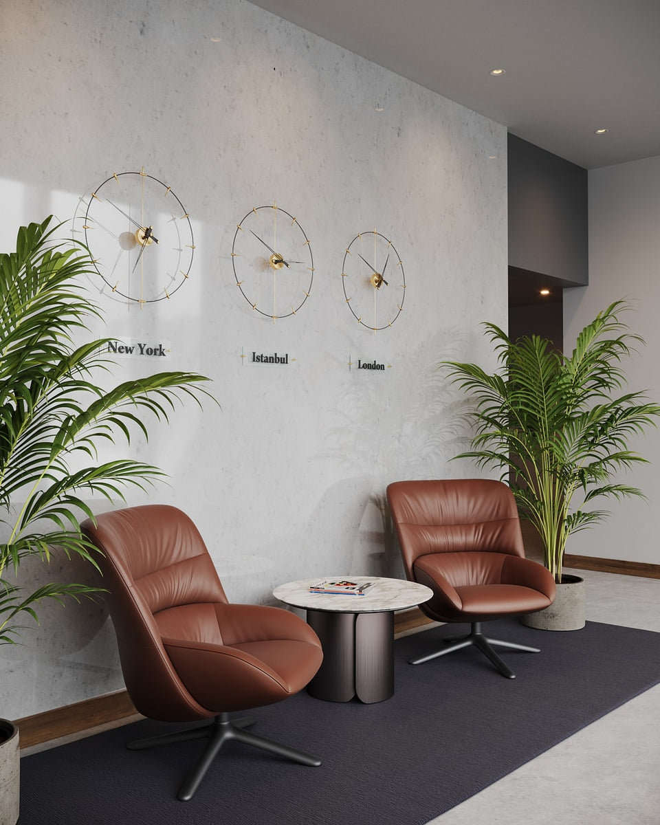 World Clocks, Modern Wall Clocks (Massive Indicator) - Mclocks