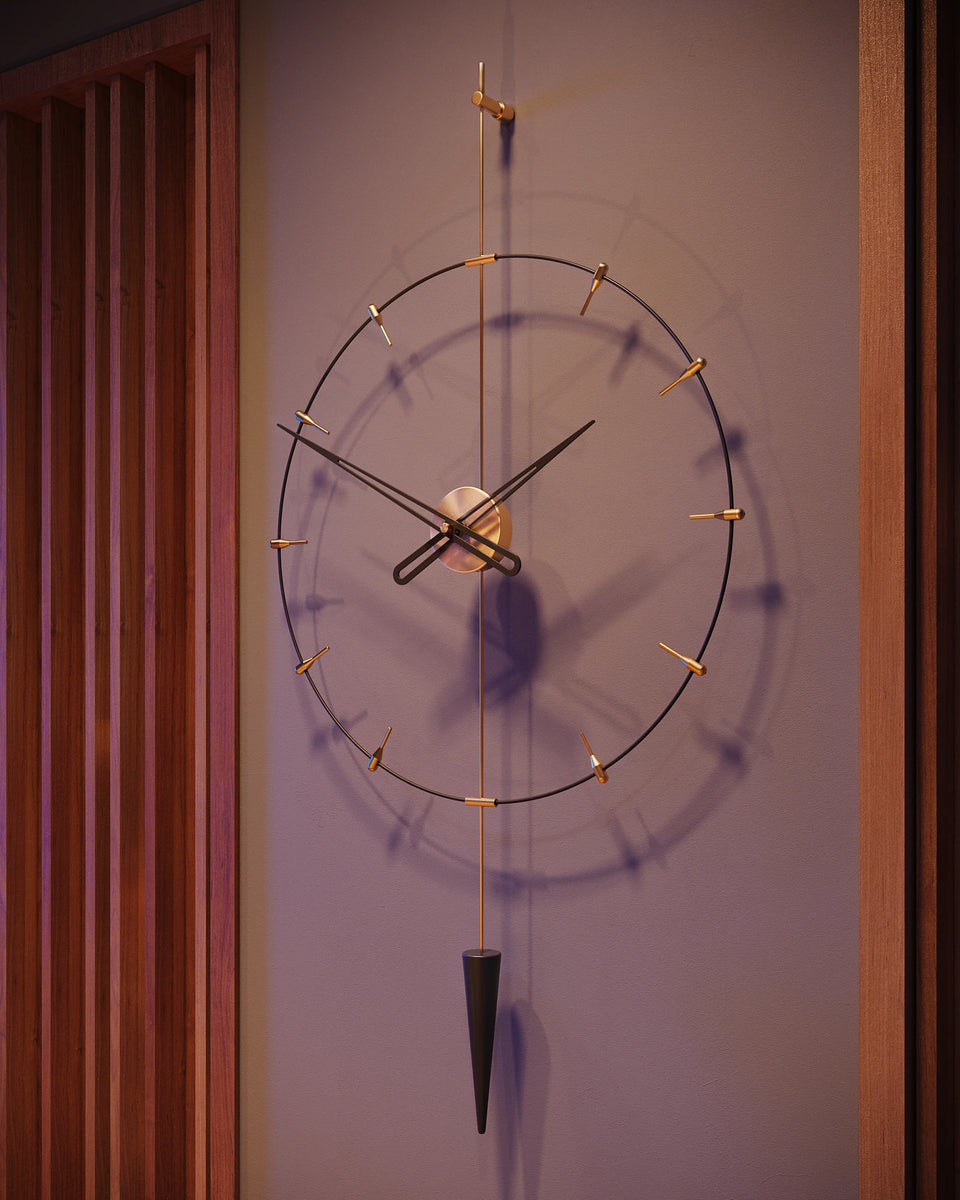 Large Wall Clock, Modern Wall Clocks (Pendulum Plus Indicator) - Mclocks